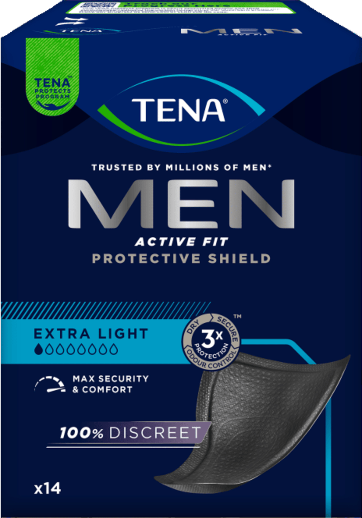 Tena Men Active Fit Protective Shield Extra Light 14 Stk.