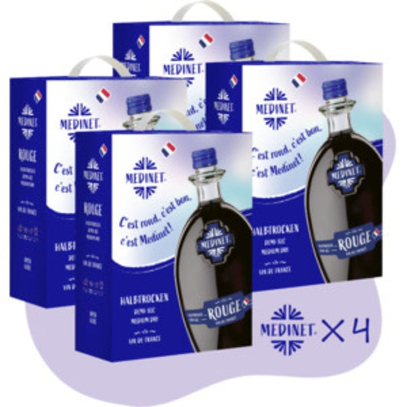 Medinet Rouge 4 x 3l BIB