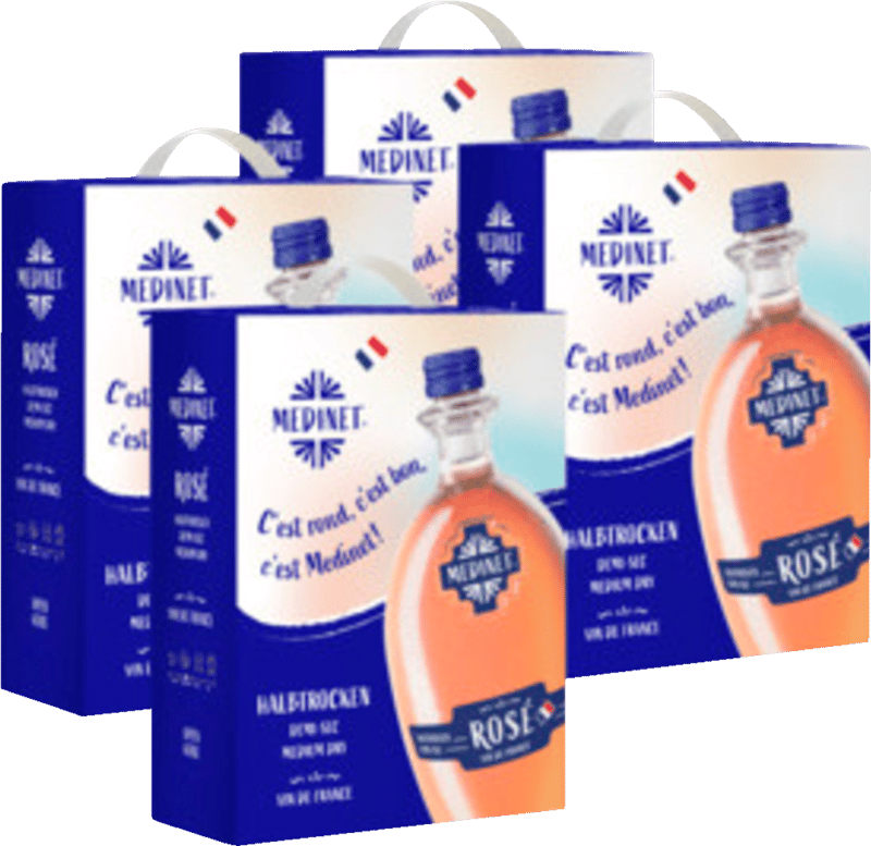 Medinet Rosé 4 x 3l BIB