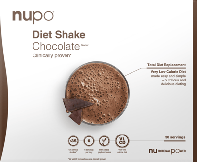 Nupo Diet Shake Value Pack - Chocolate 30 port.