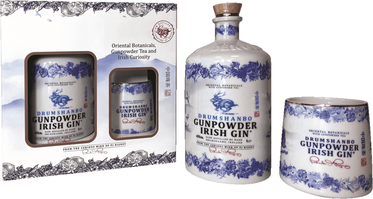 Drumshanbo Gunpowder Gin Ceramic Cup 43% 1l