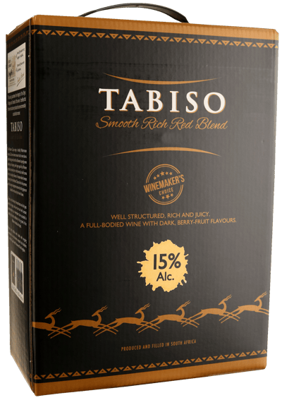 Tabiso Red blend 15% 3 l. BIB - Online gränshandel till billiga priser
