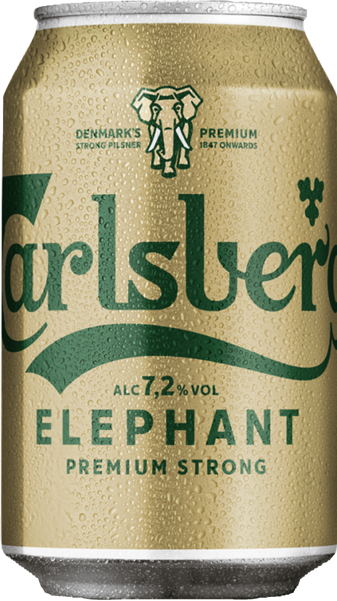 Carlsberg Elephant Pilsner - 7,2% øl, 24x33cl dåse
