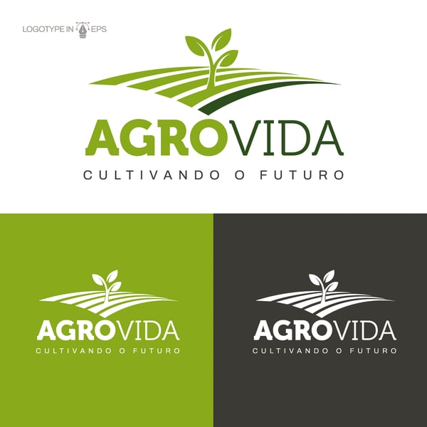 LOGOTIPO AGRO VIDA EM EPS | Baixar Design