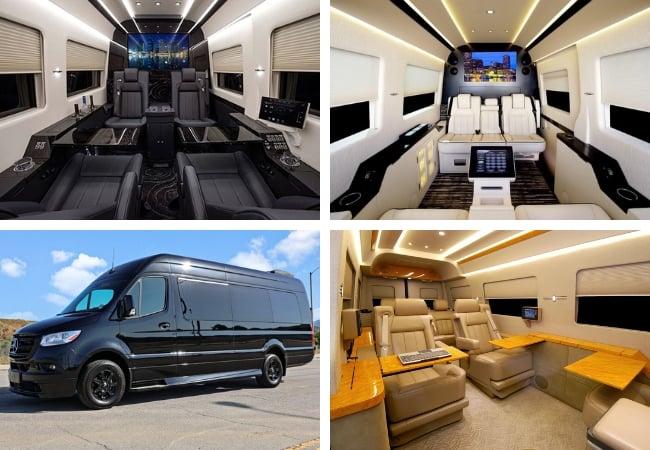 Miles Charters Sprinter Jet Style Chauffeur Service