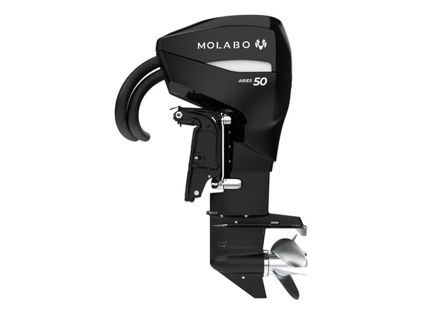 Molabo 50 kW outboard motor - ARIES R50 complete system