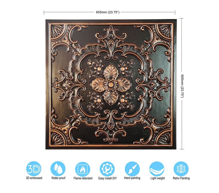 PL19 Traditional Copper 10 PC’s – Fabulous Ceilings