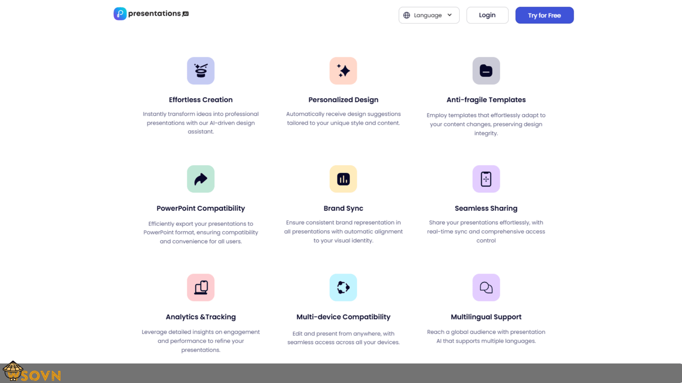 Mua chung tài khoản Presentations AI group buy 2025 - WSOVN