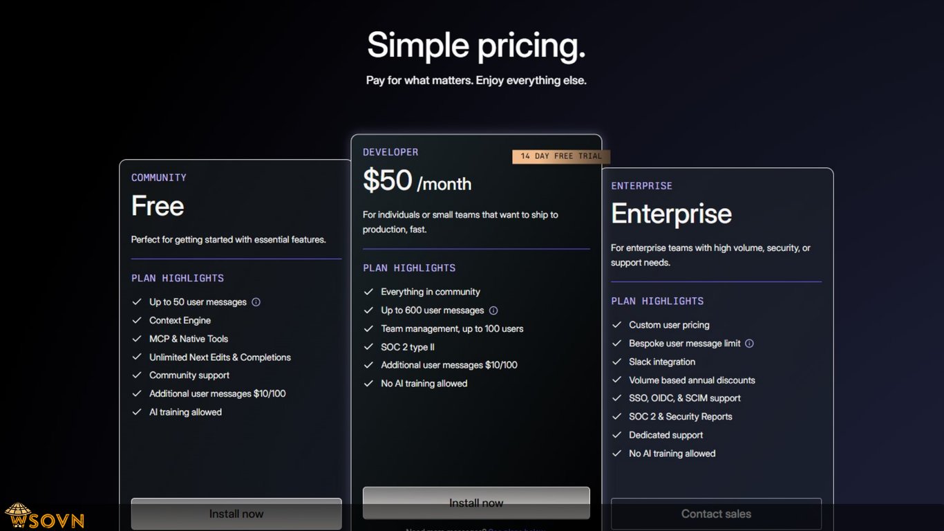 Mua chung tài khoản Augment Code group buy 2025 - WSOVN