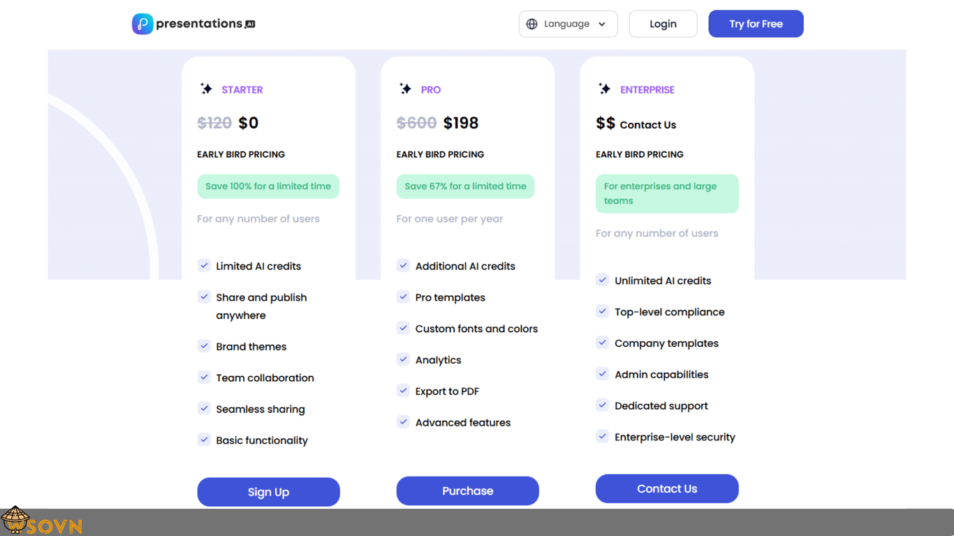 Mua chung tài khoản Presentations AI group buy 2025 - WSOVN