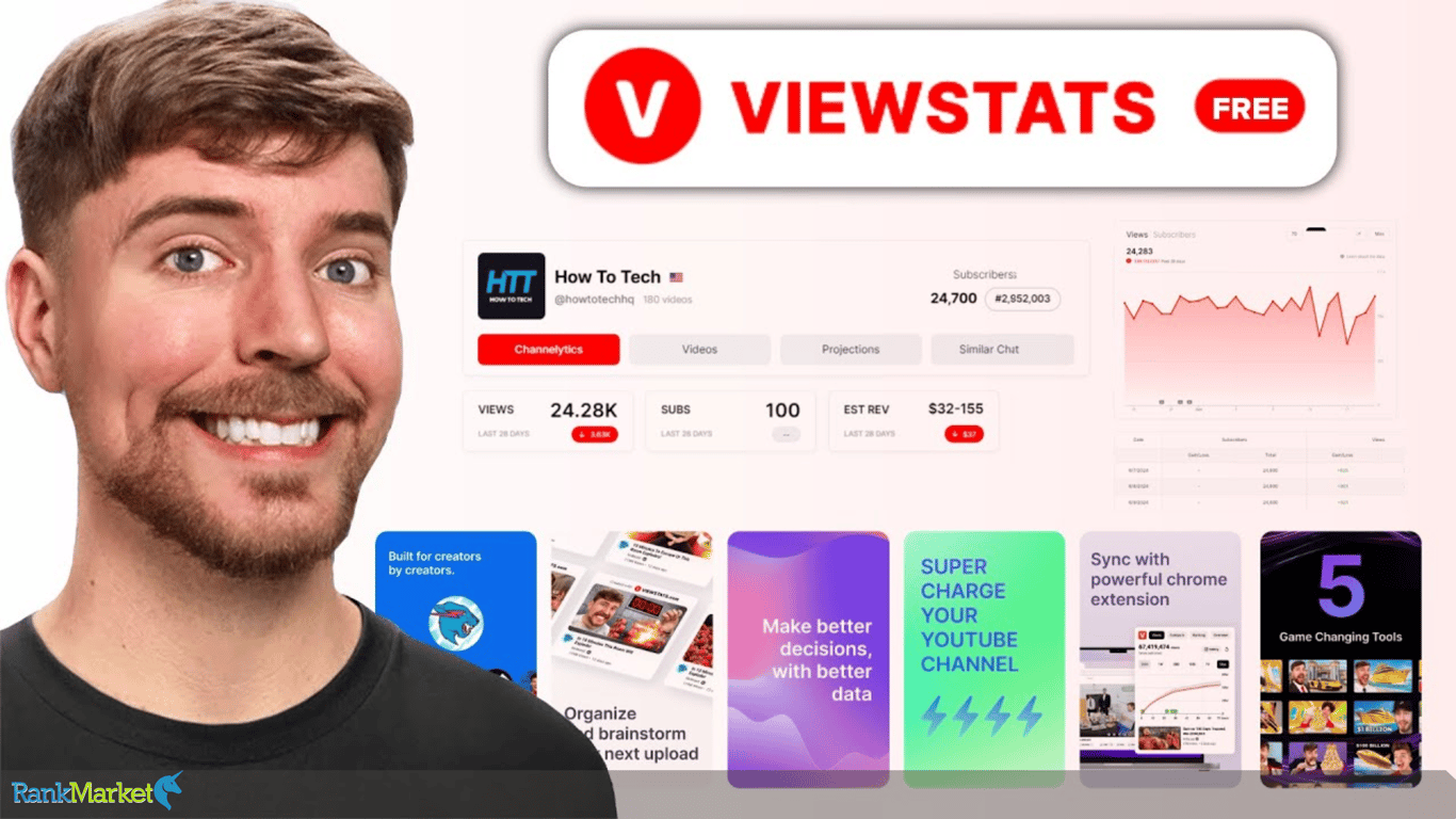 Viewstats Pro group buy $50.00 at RankMarket