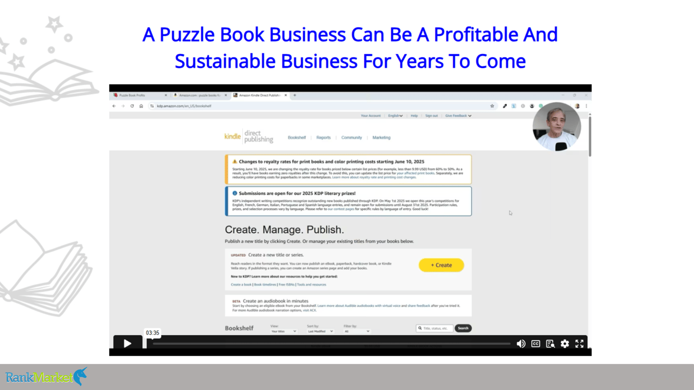 Puzzle Book Profits group buy $99.00 at RankMarket
