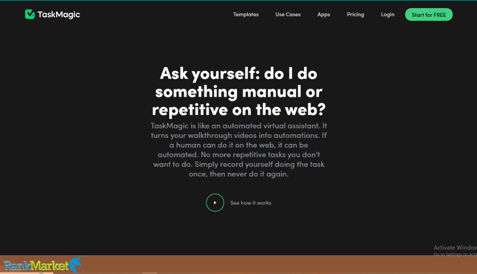 TaskMagic group buy $99.00 at RankMarket