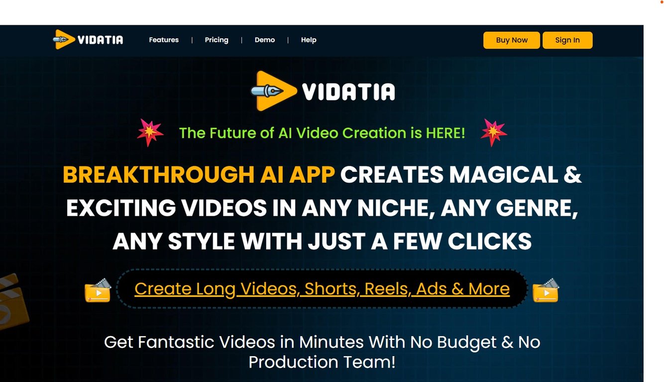 Buy Vidatia + OTO1 All Bonus $24.00 - HotFileIndex