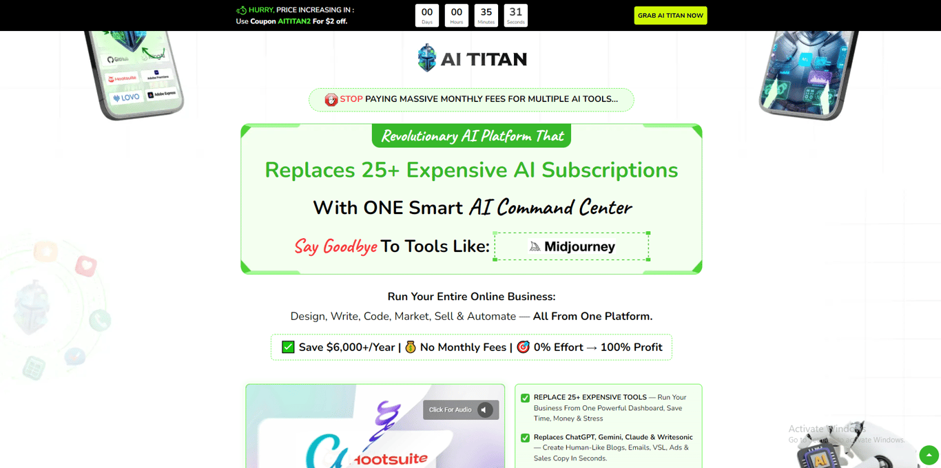 AI Titan Review + OTOs: The Best All-in-One AI Platform to Replace 25 ...