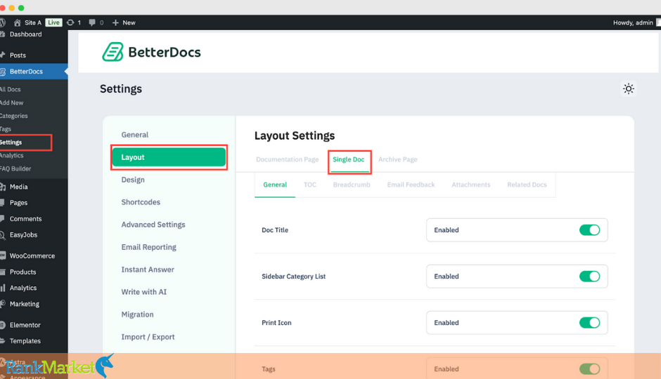 BetterDocs group buy $19.00 at RankMarket