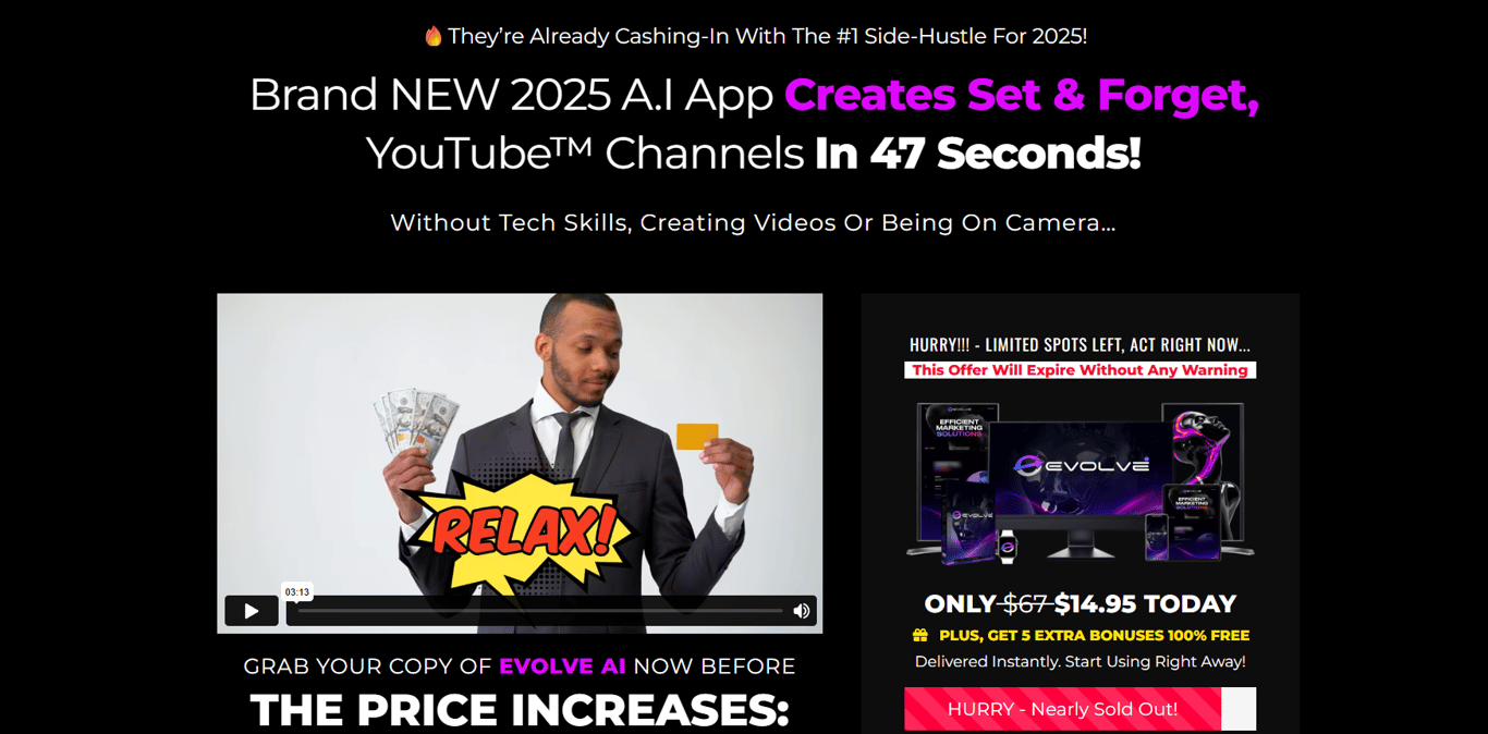 Evolve Ai Review + OTOs: Next-Level Video Creation with Faceless ...