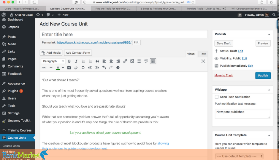 WP Courseware group buy $12.00 at RankMarket