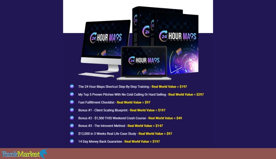 24 Hour Maps Shortcut + OTOs group buy at RankMarket