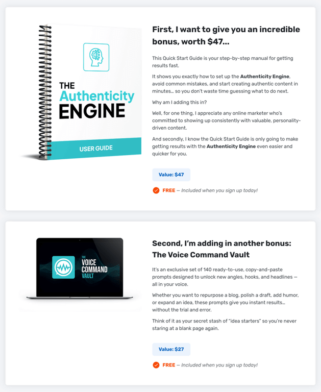Buy The Authenticity Engine + OTOs All Bonus $18.00 - HotFileIndex