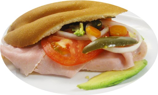 Agave Mexican Grill | Torta Tradicional ( Ham & Cheese) | Tortas | Dinner