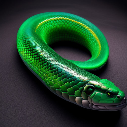 cheery-heron677: a giant emerald green python snake