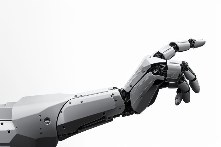 lovely-rat651: robot hand with finger pointing