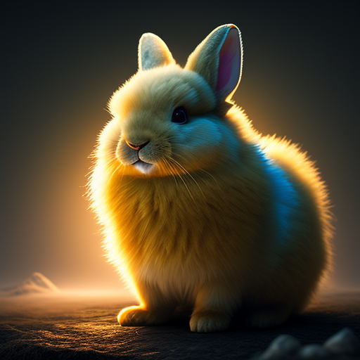 cheery-heron677: a chunky yellow furry rabbit
