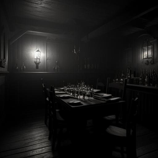 Akrasiel: In a medieval noir tavern - a table near a warm fireplace ...