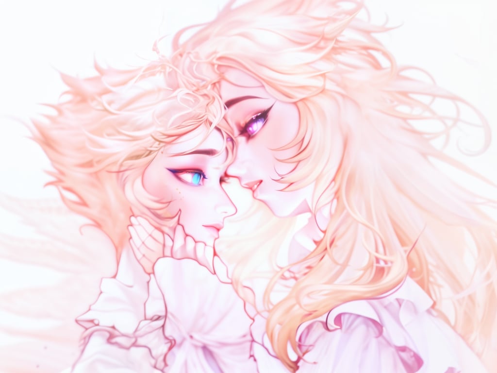 eeic456: Lucifer and beautiful lilith with a spun of gold long hair