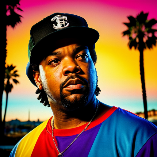 expert-kudu895: An illustration of the rapper Ice Cube. Pop Art style ...