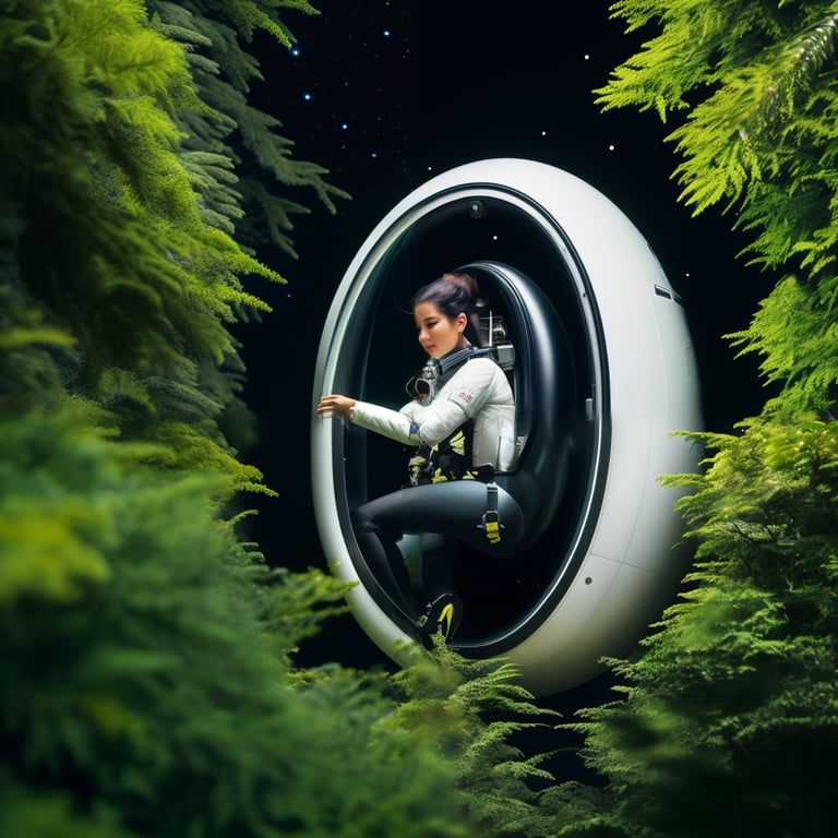 cheap-quelea858: woman clad in figure fitting spacesuit