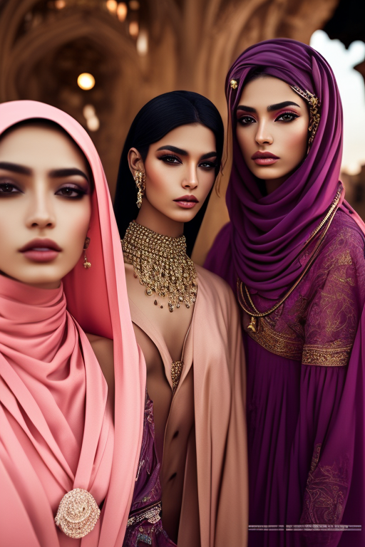 milky-swan39: Arab ladies in Paris Fashion week wearing dresses with ...