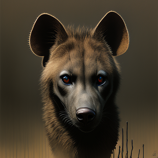 flawless-pig447: full body portrait Gnoll (hyena) monk light brown fur ...