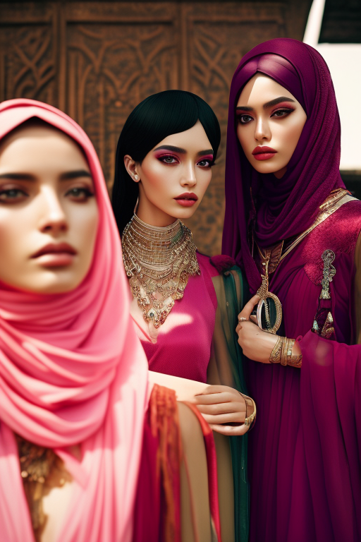 milky-swan39: Arab ladies in Paris Fashion week wearing dresses with ...