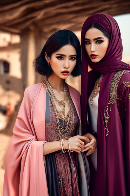 milky-swan39: Arab ladies in Paris Fashion week wearing dresses with ...