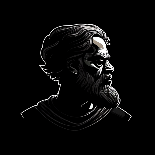 vain-weasel876: computer machine, philosopher socrates and owl on shoulder