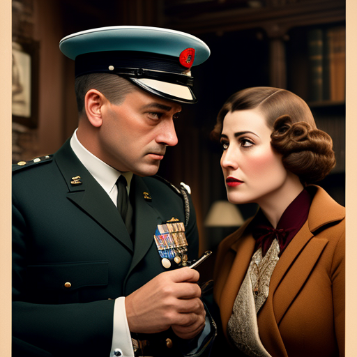 decent-otter300: a comedic illustration in the style of a 1930s pulp ...