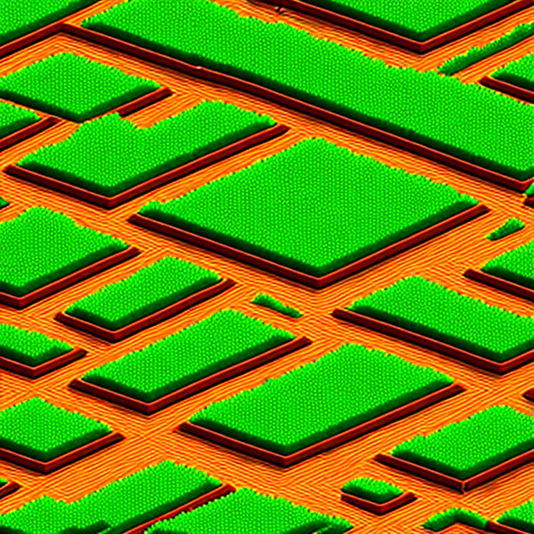 plastic-bat99: strip of grassy platform on white background