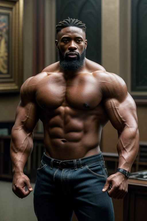 mealy-eel700: A bodybuilder who resembles Sam Wilson and Thor