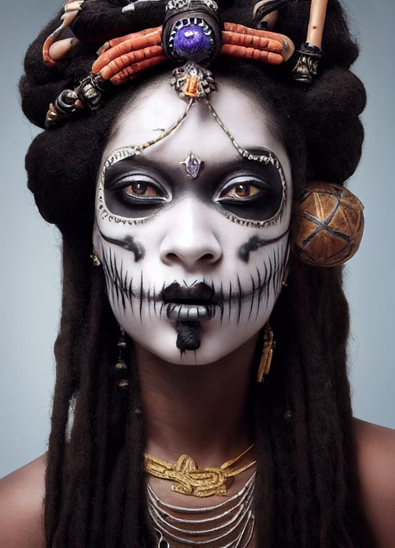 Voodoo Priestess Makeup Tutorial | Saubhaya Makeup