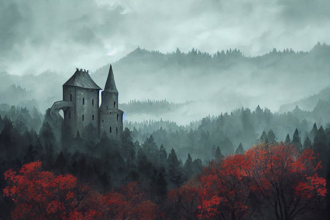 Forest Castle Art