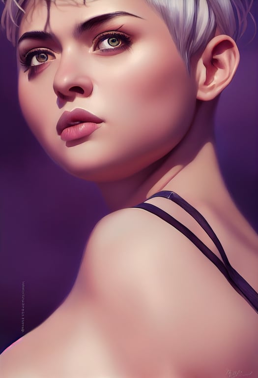 prompthunt: Portrait of a stunning cute female, body like Stefania ...