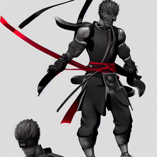 Anime Ninja Concept Art
