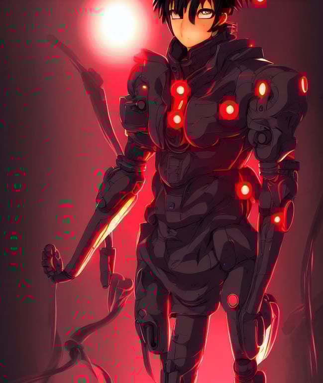Anime Cyborg Male