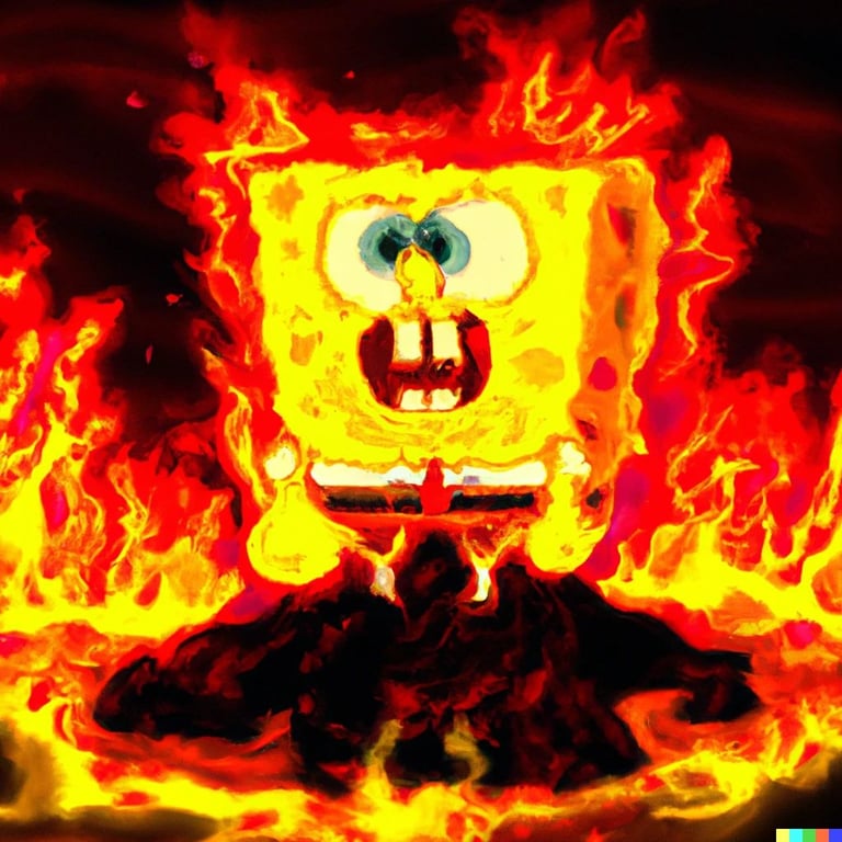 Spongebob Fire