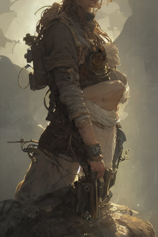 prompthunt: A full portrait of a beautiful post apocalyptic nordic ...