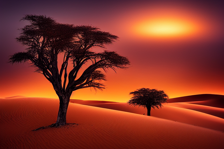 Sahara Desert Trees