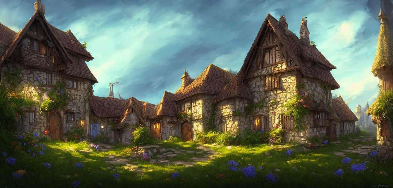 Medieval House Concept Art