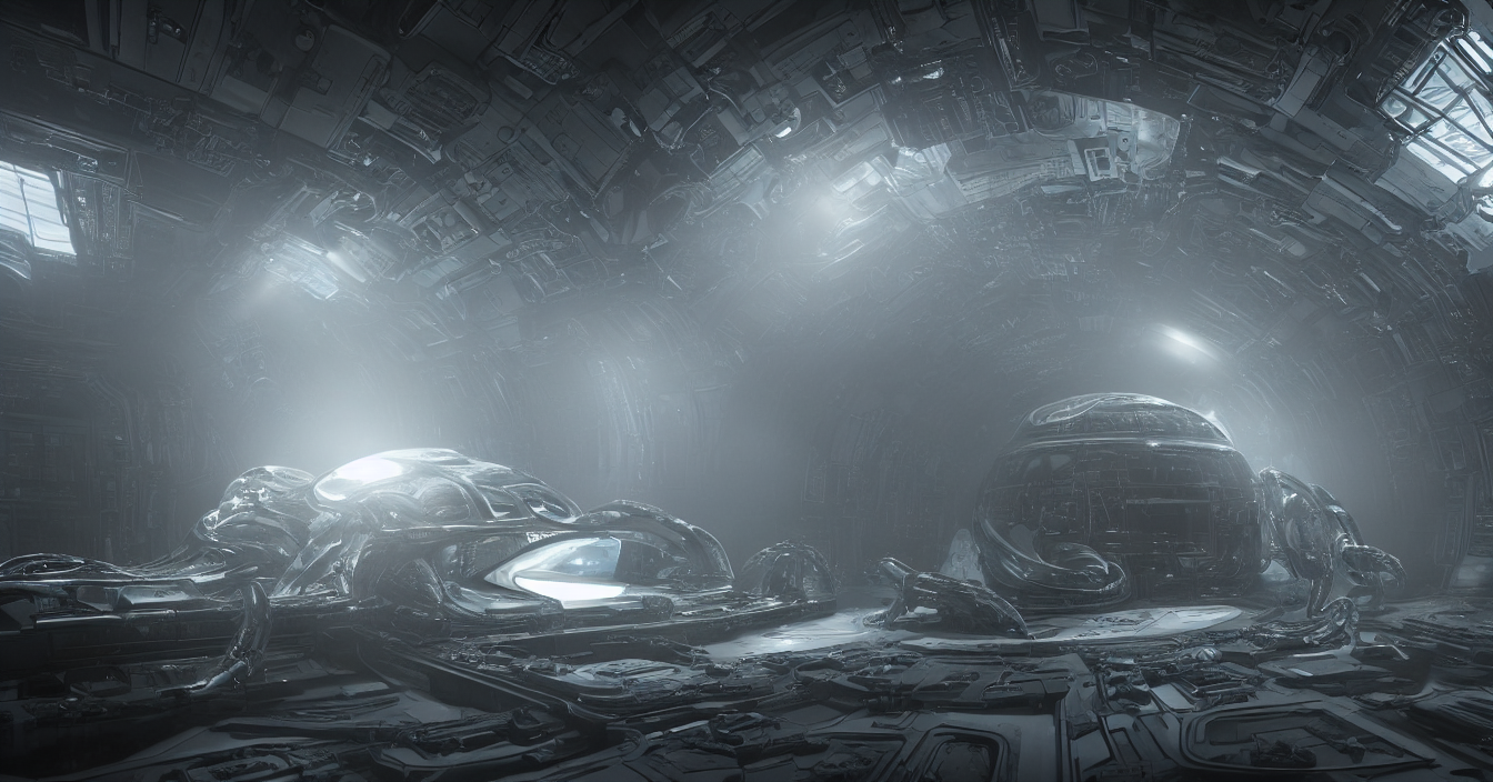 Alien Spaceship Interior